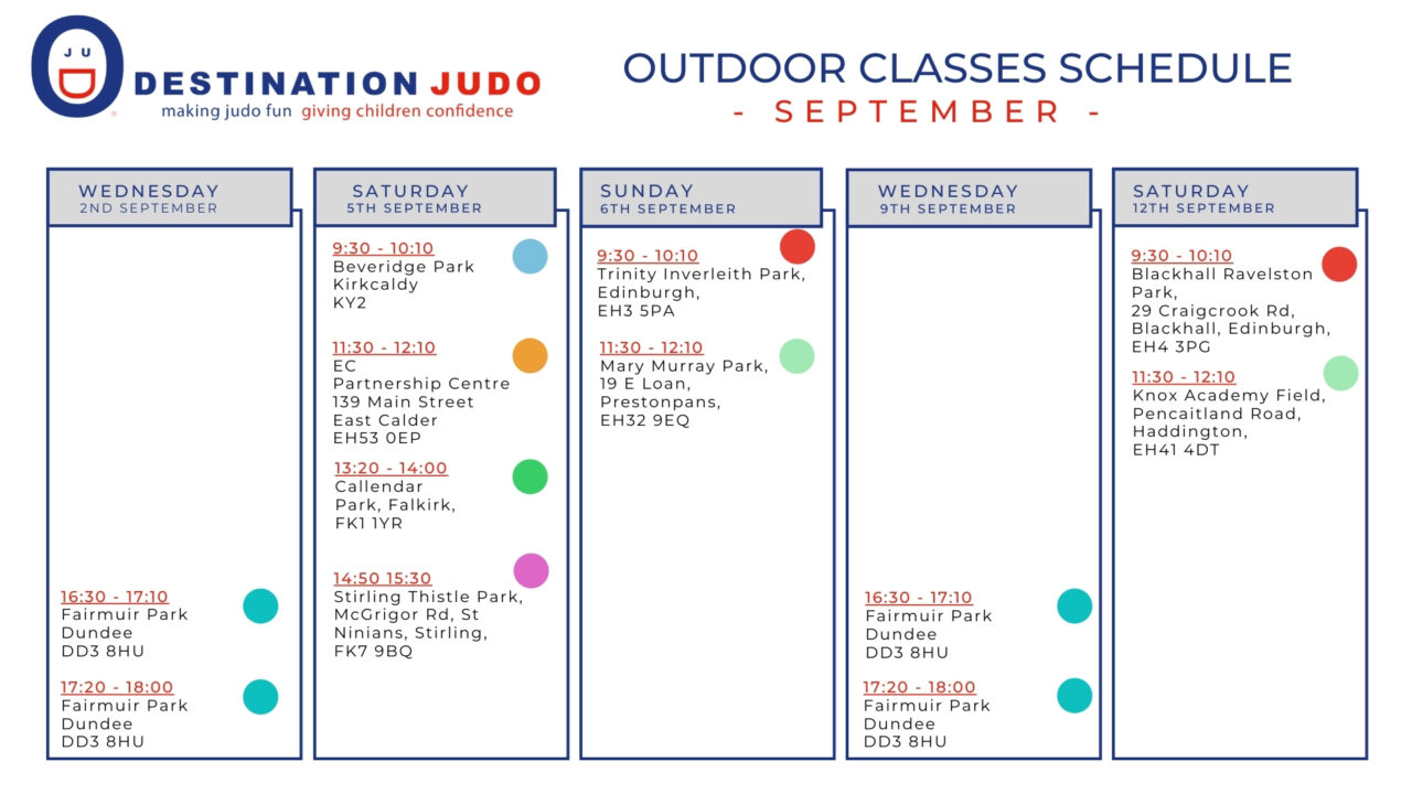 Safe Return To Judo – Join Our Outdoor Classes | Destination Judo